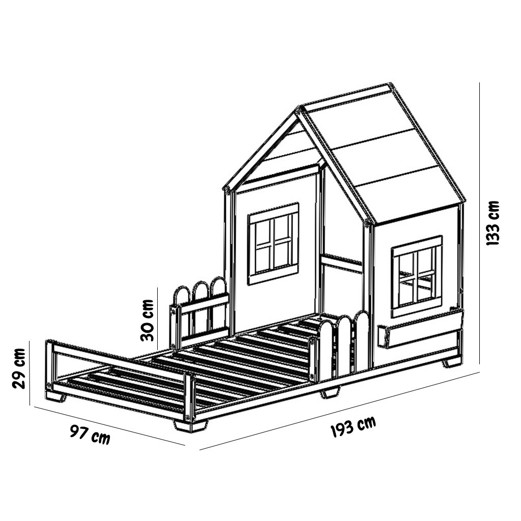 Cama Infantil Montessori Maraiana Júnior - Ludika Mobília